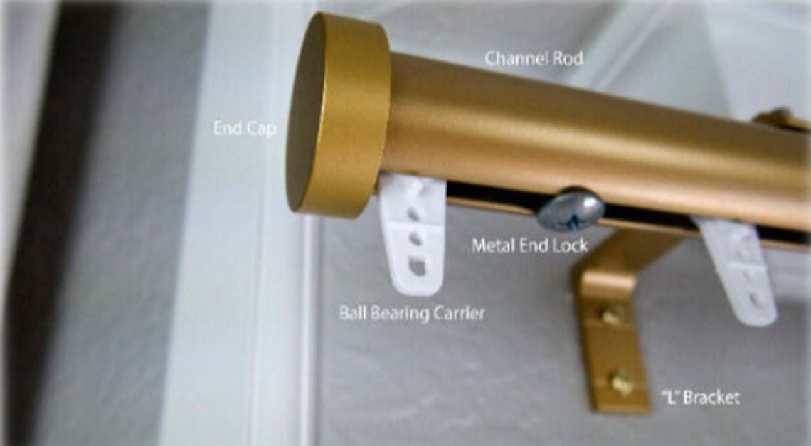 Slim Ball Bearing Carriers - White - for Channel/traverse Rod ...
