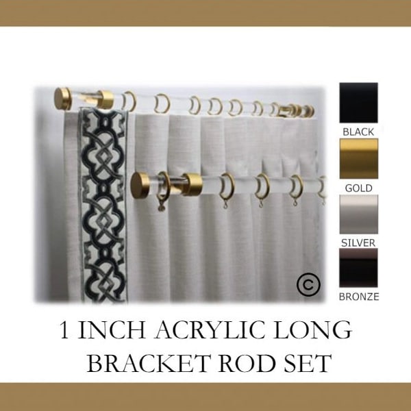 Acrylic Curtain Rod - Etsy