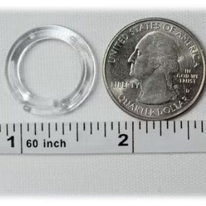 Small Clear Plastic Split Rings - Home Sewing for Shades and Valances ...