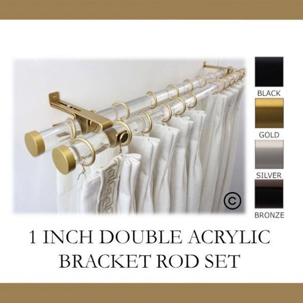 Acrylic Curtain Rod - Etsy