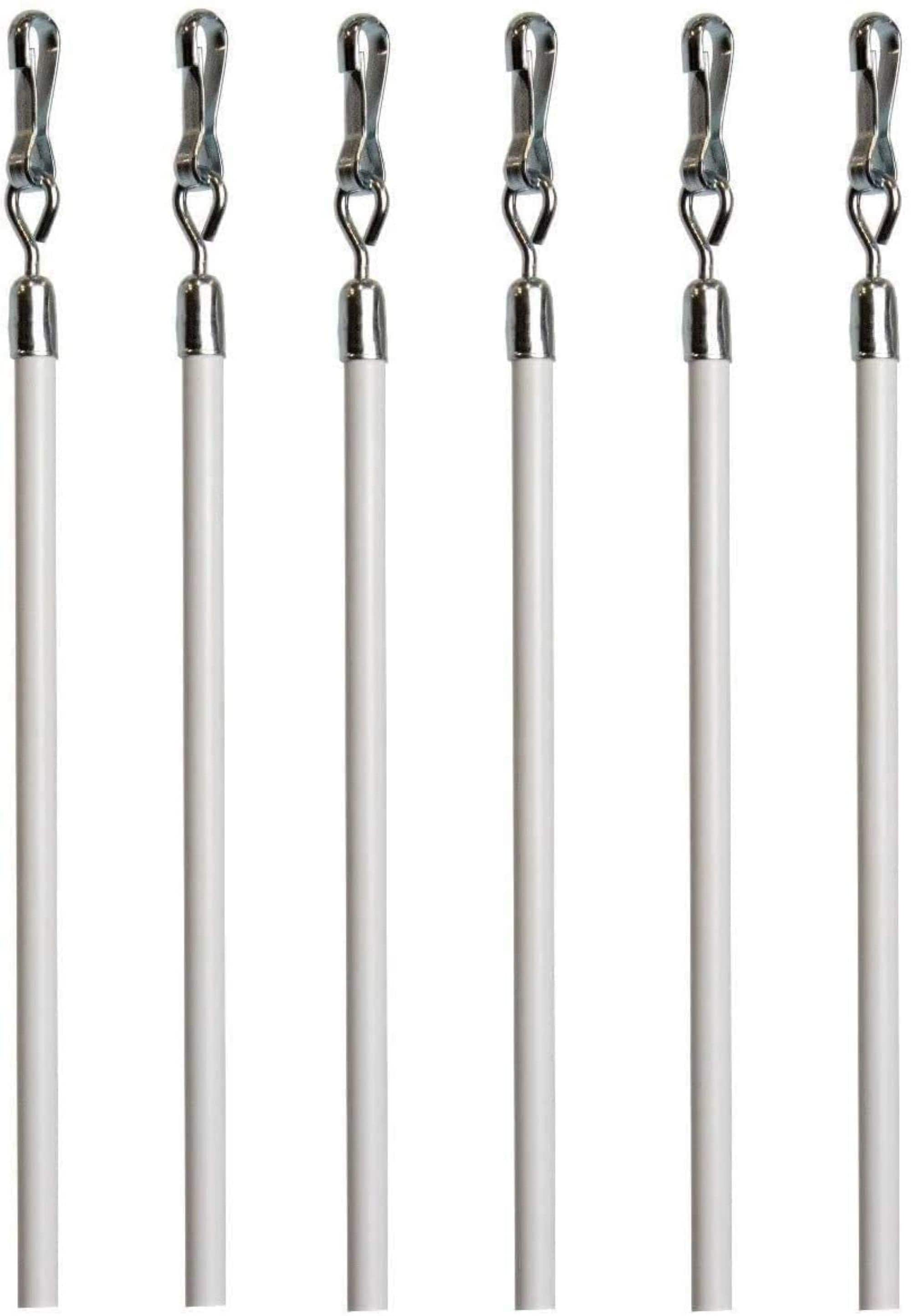 White Metal Fling Drapery Pull Wand Available in 30 and 40 - Etsy