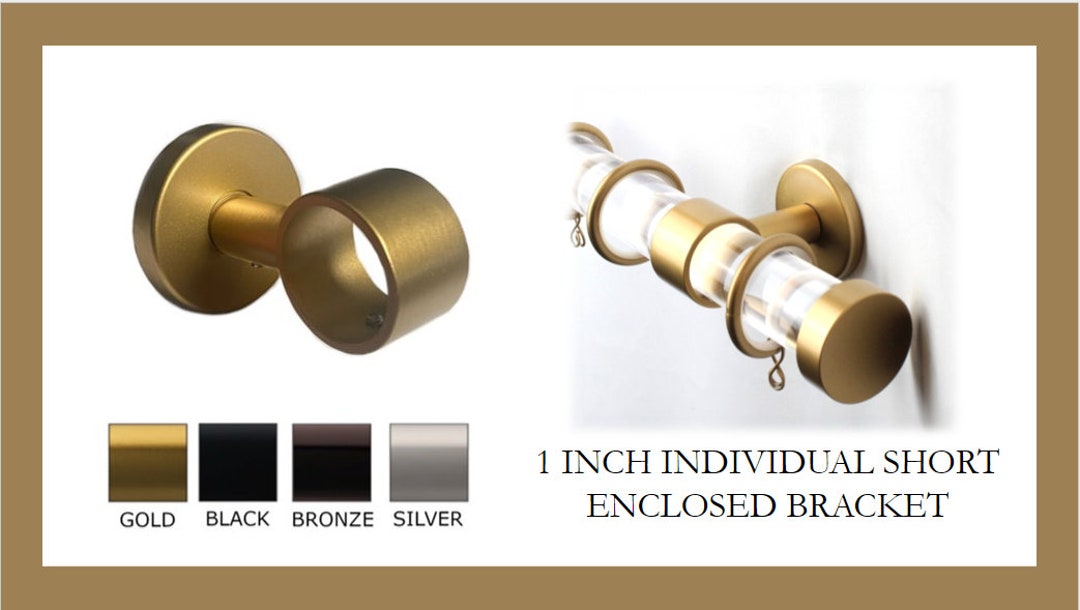 1 Inch Diameter Short Fully Enclosed/ceiling Bracket - Etsy