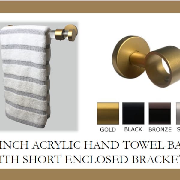 Acrylic Towel Bar Set - Etsy