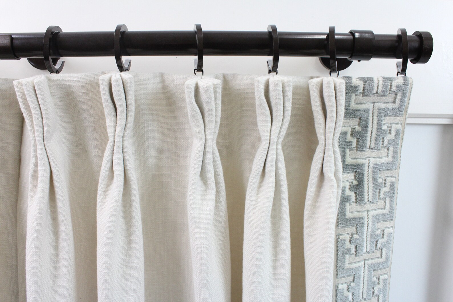 Iron 1 Inch Round Drapery Rod Set Includes Curtain Rod - Etsy