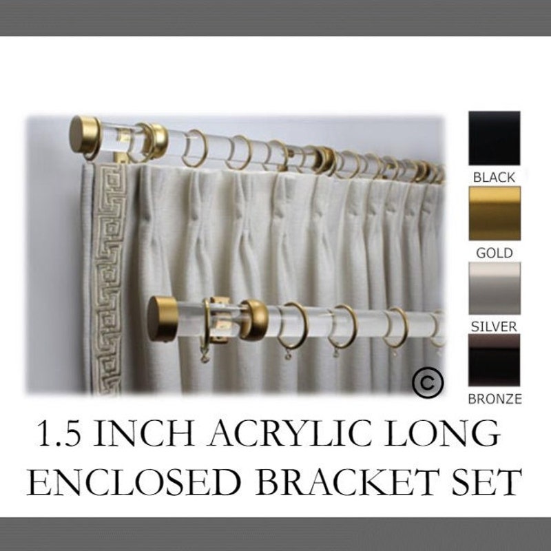 Acrylic Curtain Rod - Etsy