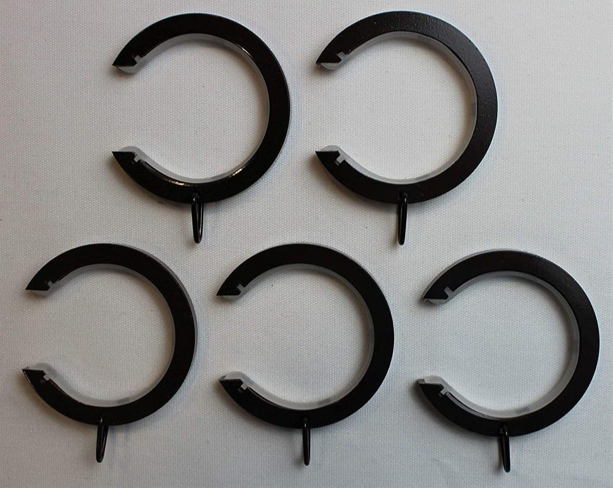 For 1 Inch Diameter Rod - Bypass/carryover Curtain Rings With Eyelet ...