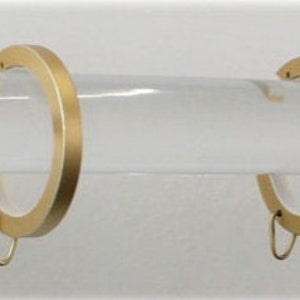 For 1.5 Inch Diameter Rod- Bypass/carryover Curtain Rings With Eyelet ...