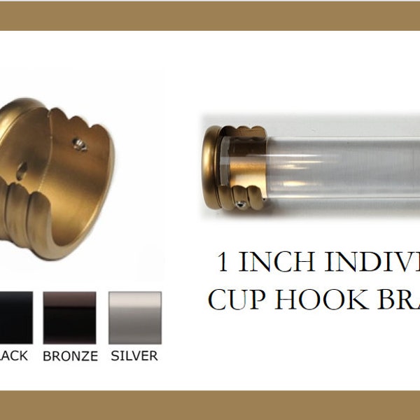 Inside Mount Curtain Bracket - Etsy