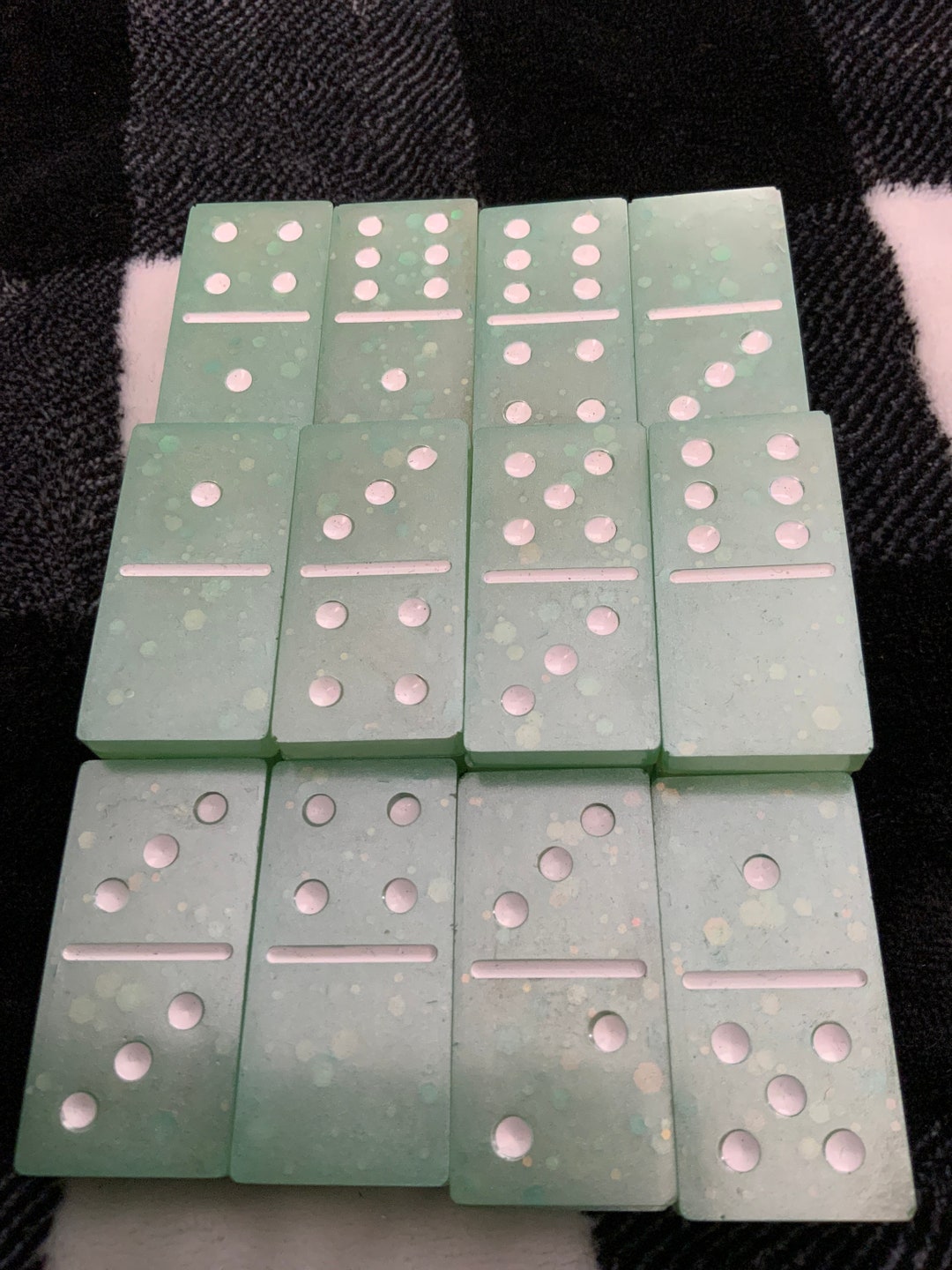 Custom Resin Domino Set - Etsy