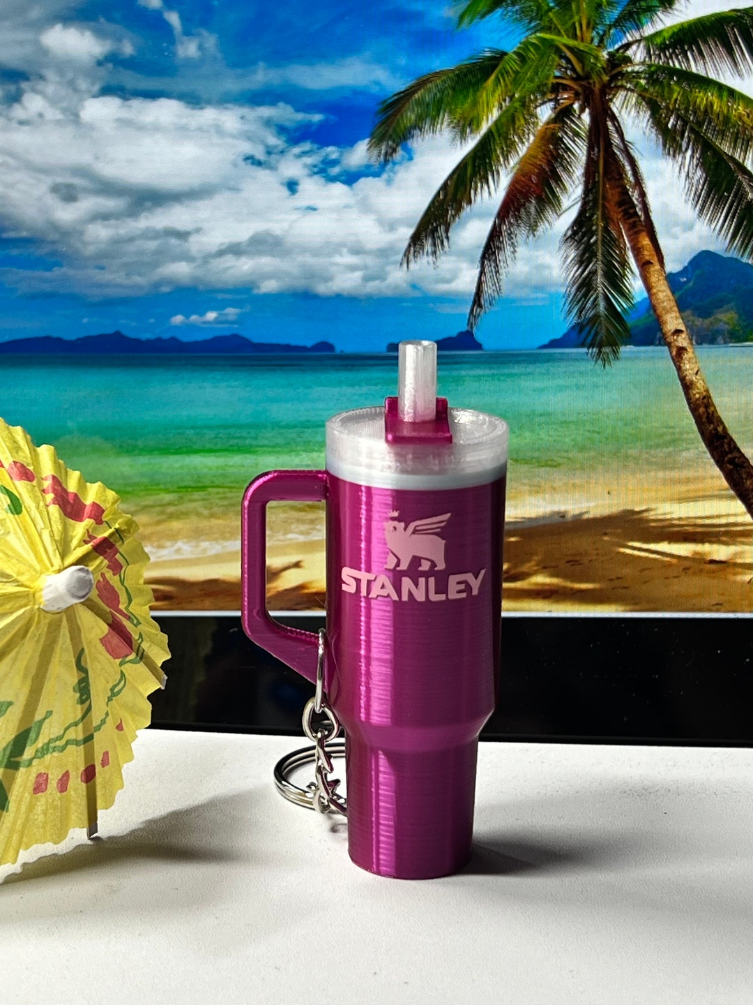 3 Keychain Inspired by Stanley Cup - Etsy