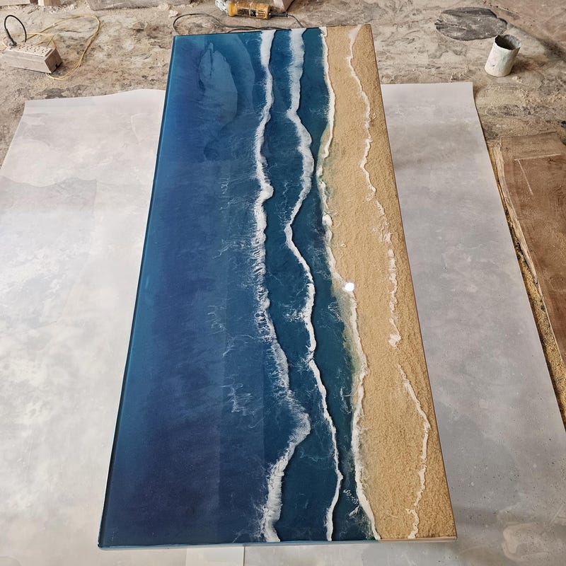 Resin Ocean Table - Etsy