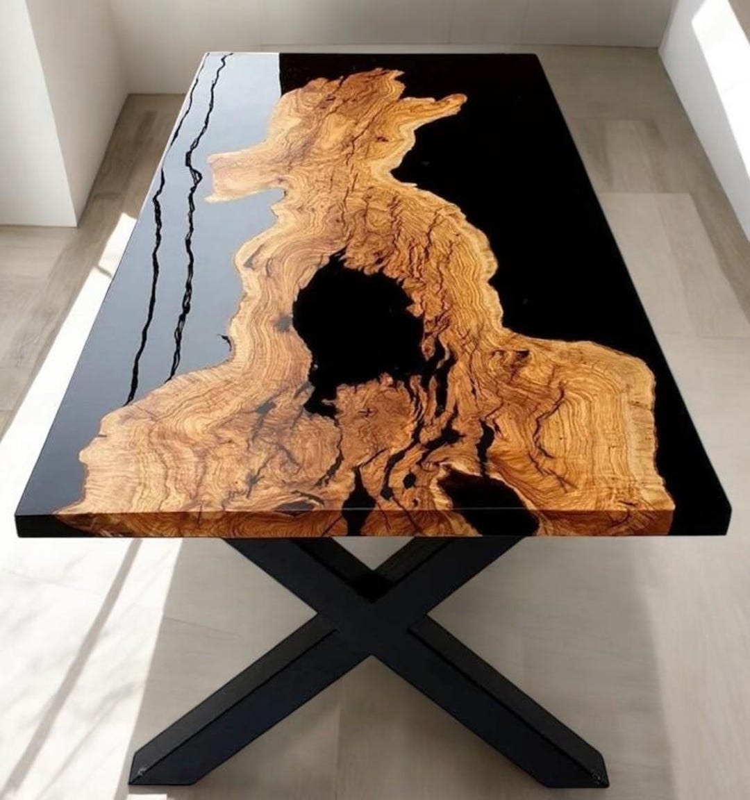 Custom Epoxy Table Epoxy Dining Table Top Unique Design Epoxy River ...