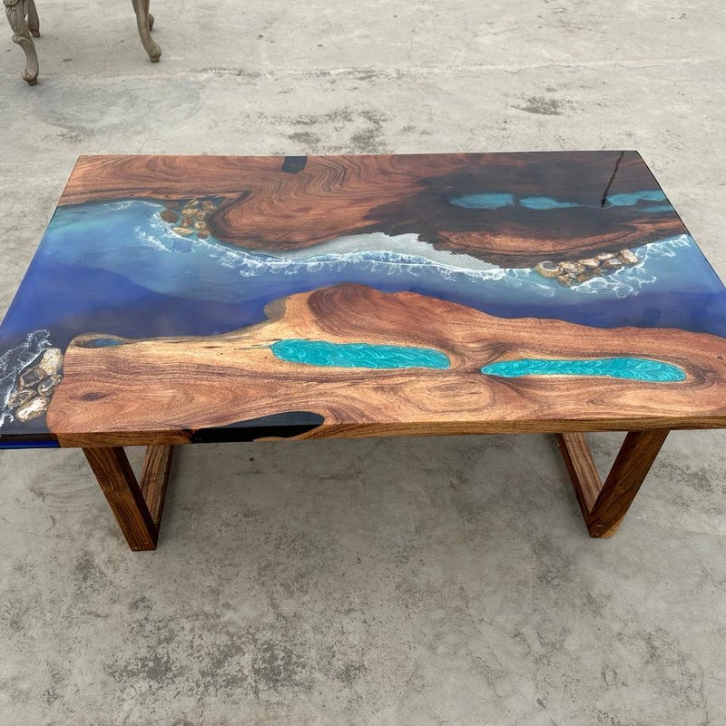 Resin Ocean Table - Etsy