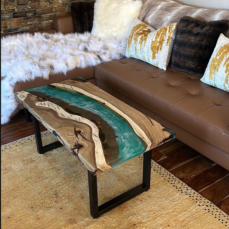 Epoxy River Table - Etsy