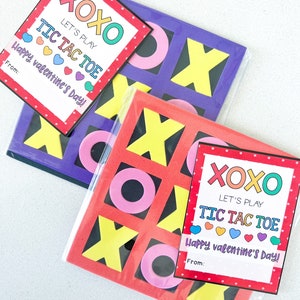 Valentine Tic Tac Toe Game: Classroom Exchange Gift - Etsy