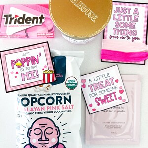 Tickled Pink Care Package: Personalized Tumbler, Candle & Snacks - Etsy