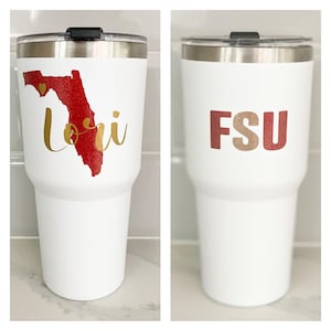 Florida State University Custom Cups, FSU Tumblers, Personalized ...
