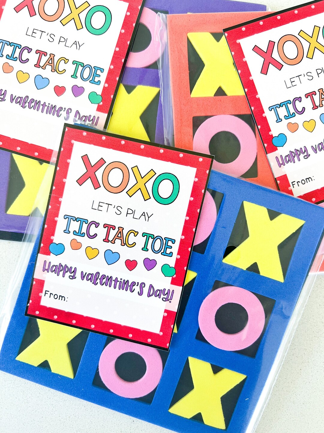 Valentine Tic Tac Toe Game: Classroom Exchange Gift - Etsy