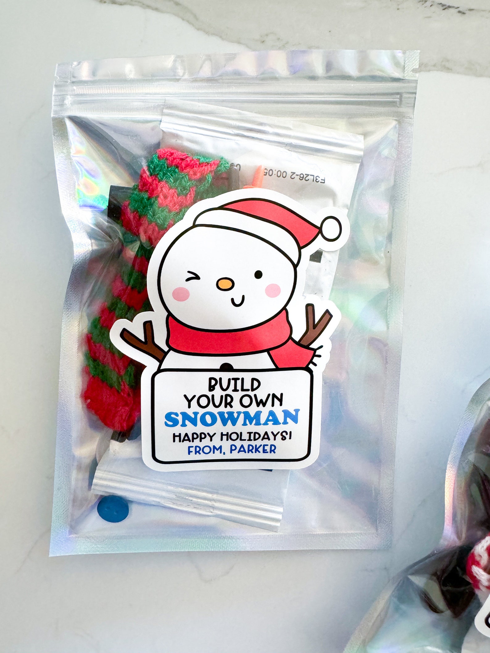 Assembled Playdough Snowman Kit: Classroom Party, Kids Holiday Craft ...