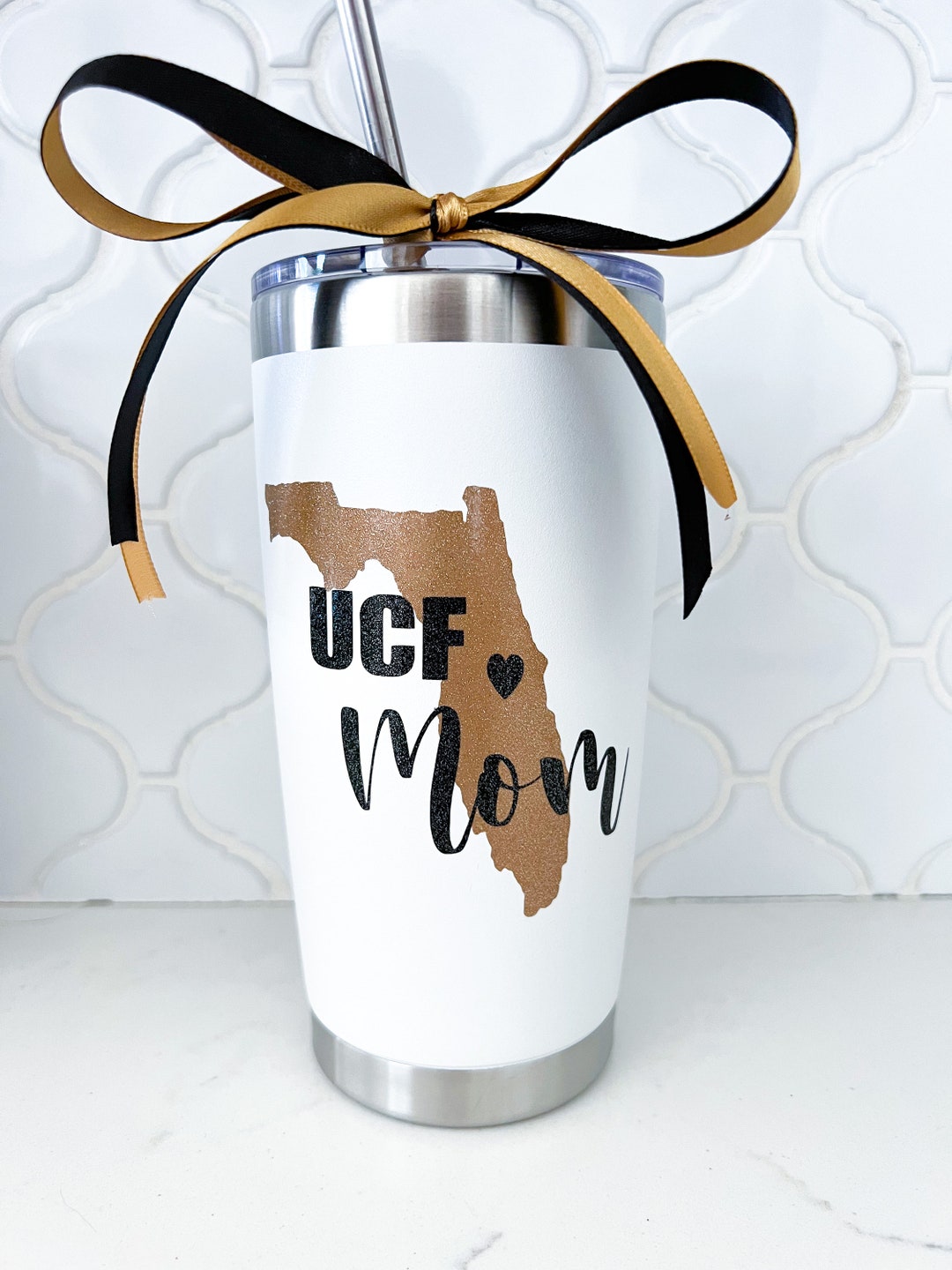 UCF Mom Tumbler, Personalized College Gift, Game Day Cup - Etsy