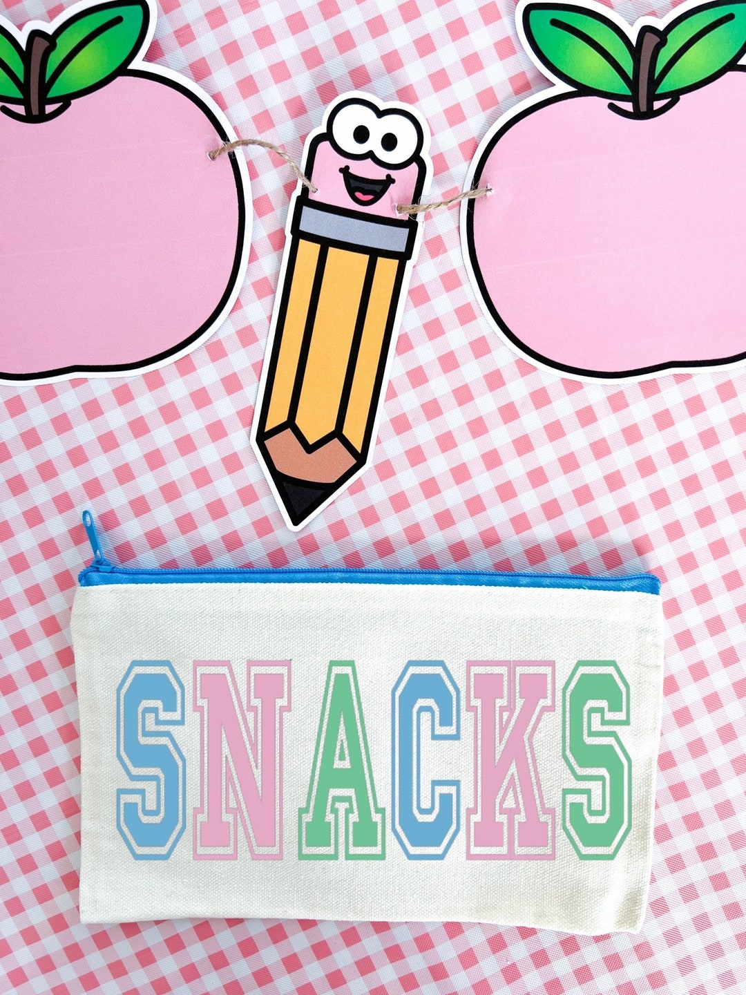 Snack Pouches Small Personalized Snack Bags, Back to School Snack Bags ...