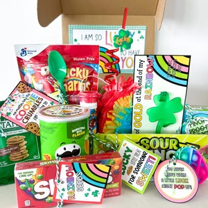 St. Patrick's Day lucky Care Package Gift, College Package, Lucky Charm ...