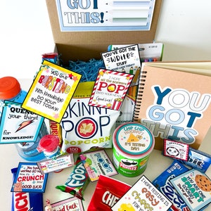 College Testing or Exam Care Package: "you Got This" Treat Box - Etsy