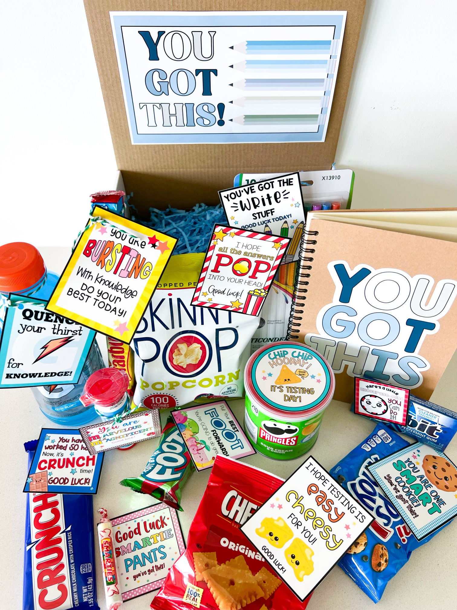 College Testing or Exam Care Package: "you Got This" Treat Box - Etsy