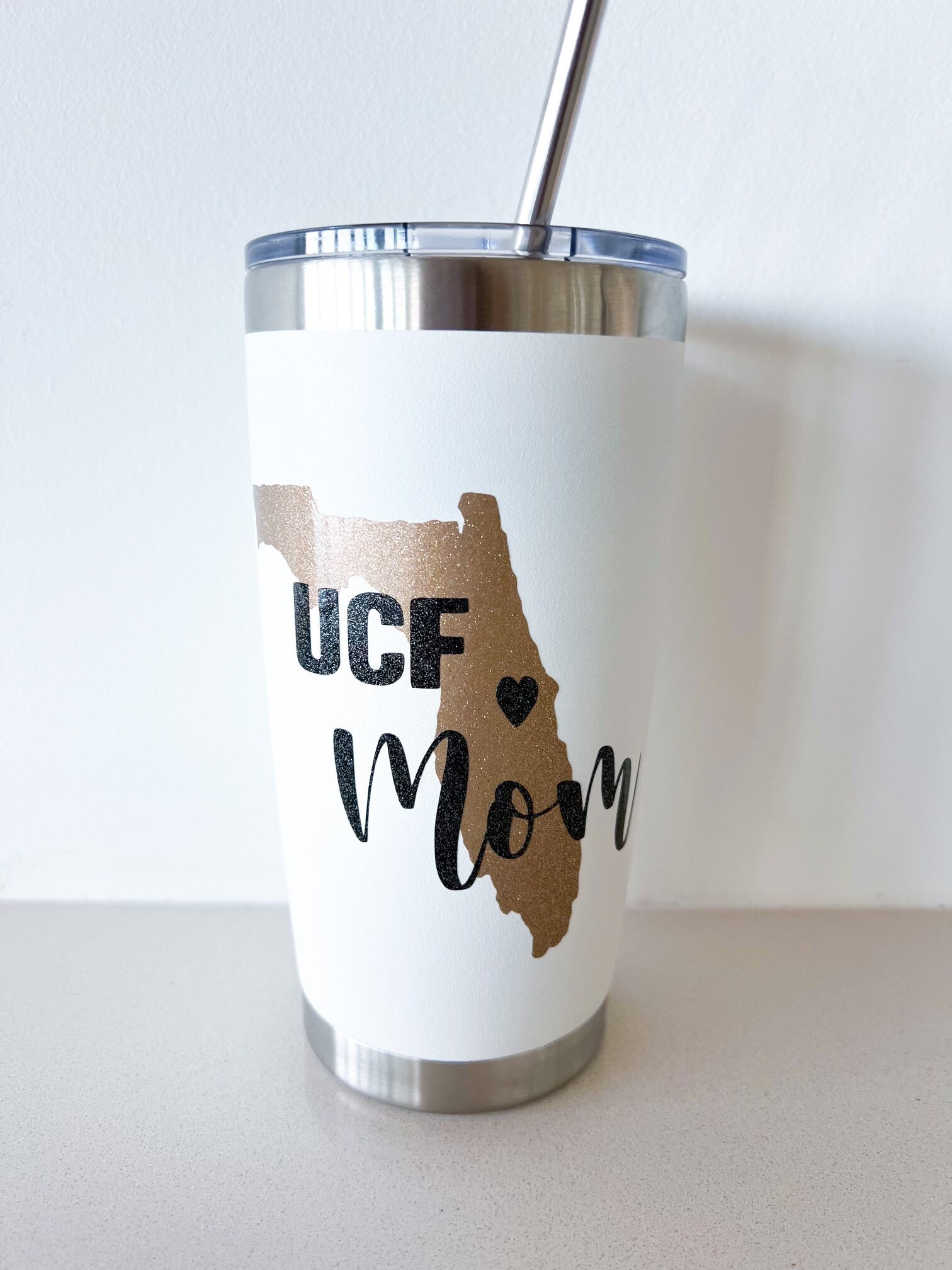 UCF Mom Tumbler, Personalized College Gift, Game Day Cup - Etsy