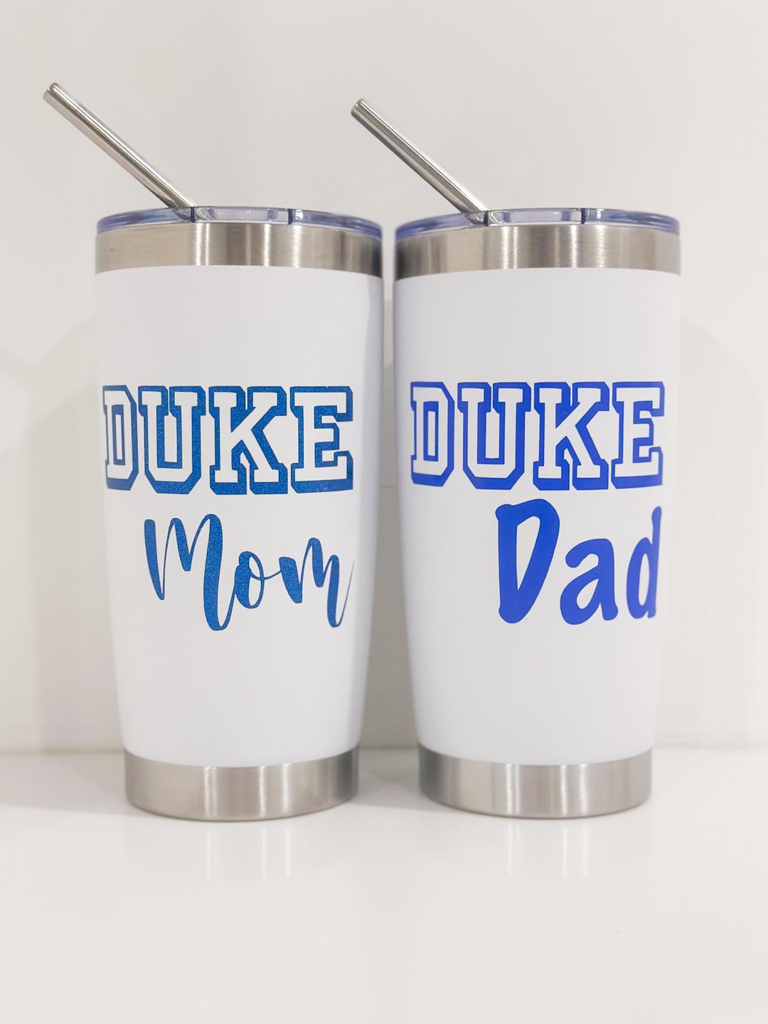 Duke University Tumbler: Personalized College Gift, Blue Devils - Etsy