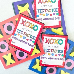Valentine Tic Tac Toe Game: Classroom Exchange Gift - Etsy