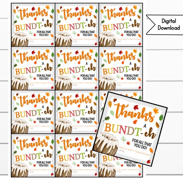 Thanks a Bundt - Etsy