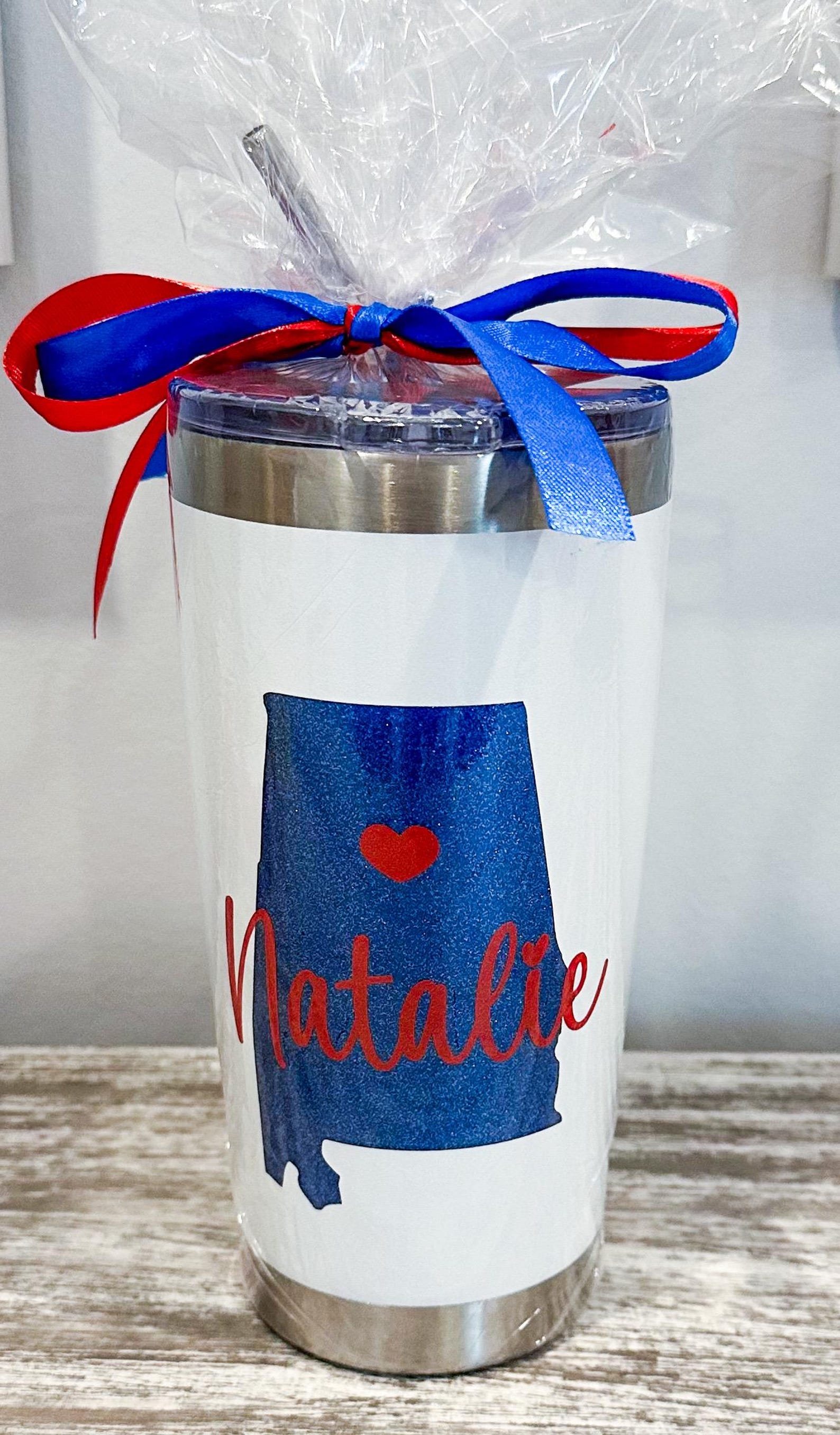 Personalized College Tumbler, Custom University Cups, Stainless Steel ...