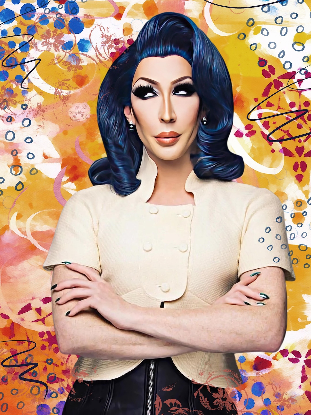 Detox Fine Art Print - Pop Art - Detox Modern Portrait - Drag Queen ...