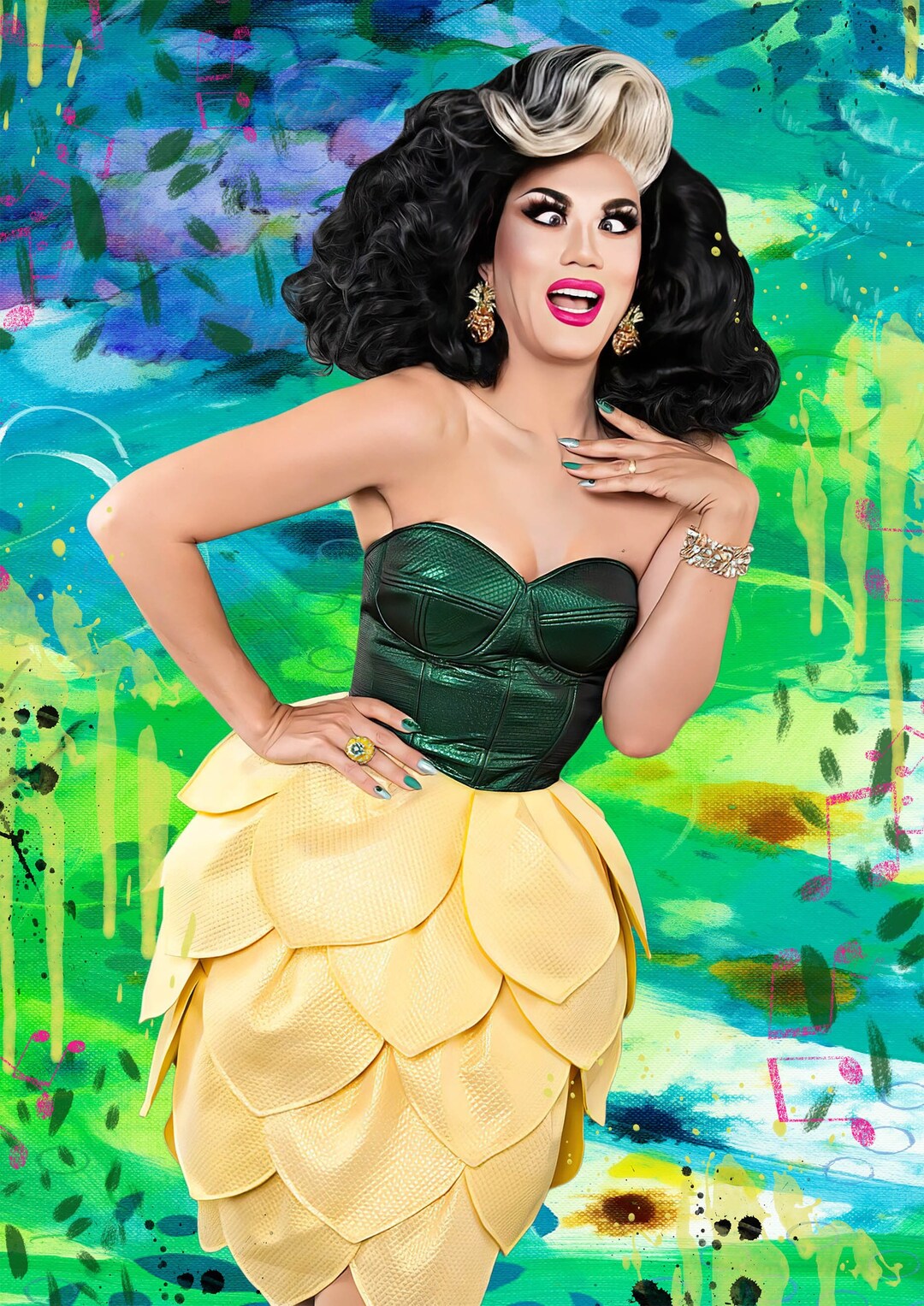 Manila Luzon Fine Art Print - Pop Art - Manila Modern Portrait - Drag ...