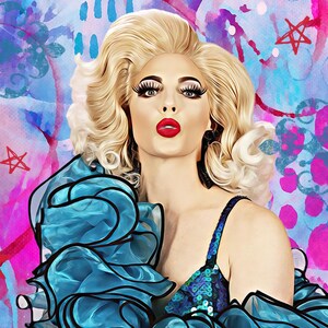 Alyssa Edwards Fine Art Print - Pop Art - Alyssa Drag Queen Modern ...