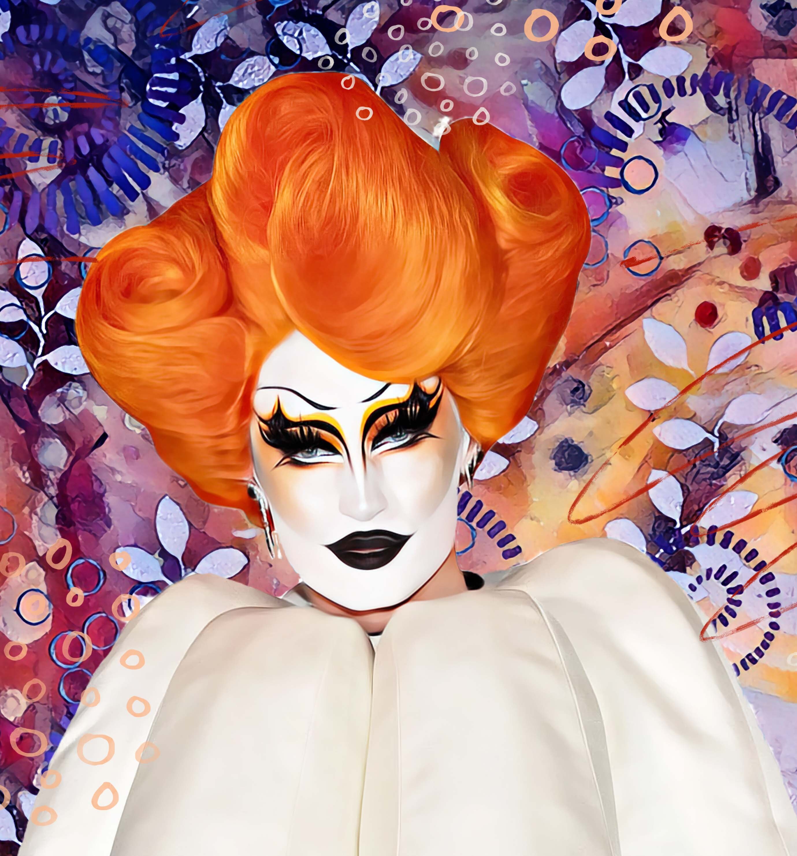 Gottmik Fine Art Print - Pop Art - Gottmik Drag Queen Modern Portrait ...