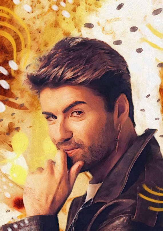 George Michael Fine Art Print Pop Art George Michael | Etsy