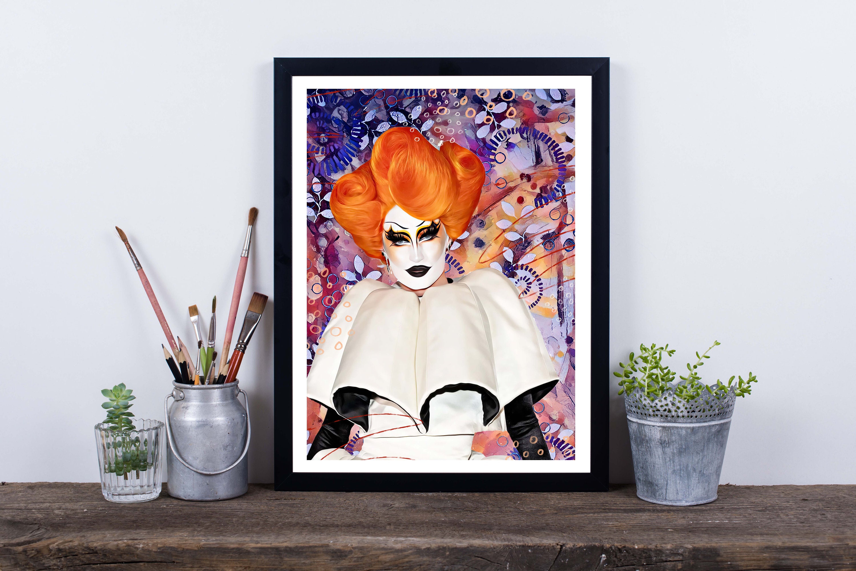 Gottmik Fine Art Print - Pop Art - Gottmik Drag Queen Modern Portrait ...