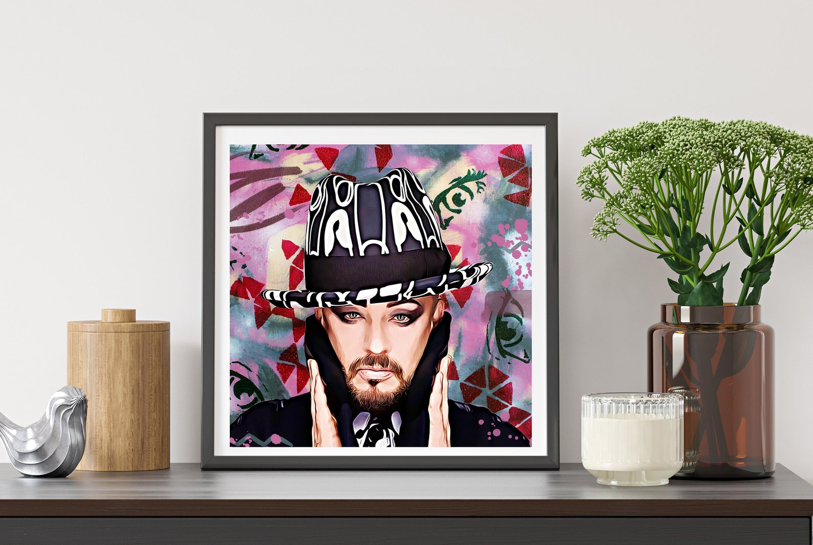 Boy George Fine Art Print - Culture Club - 80's Pop Art - Boy George ...