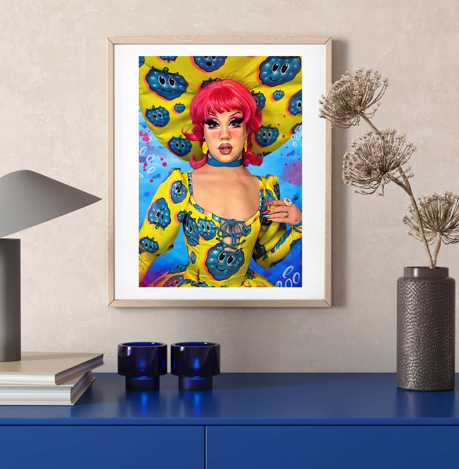 Willow Pill Fine Art Print - Pop Art - Willow Pill Modern Portrait ...