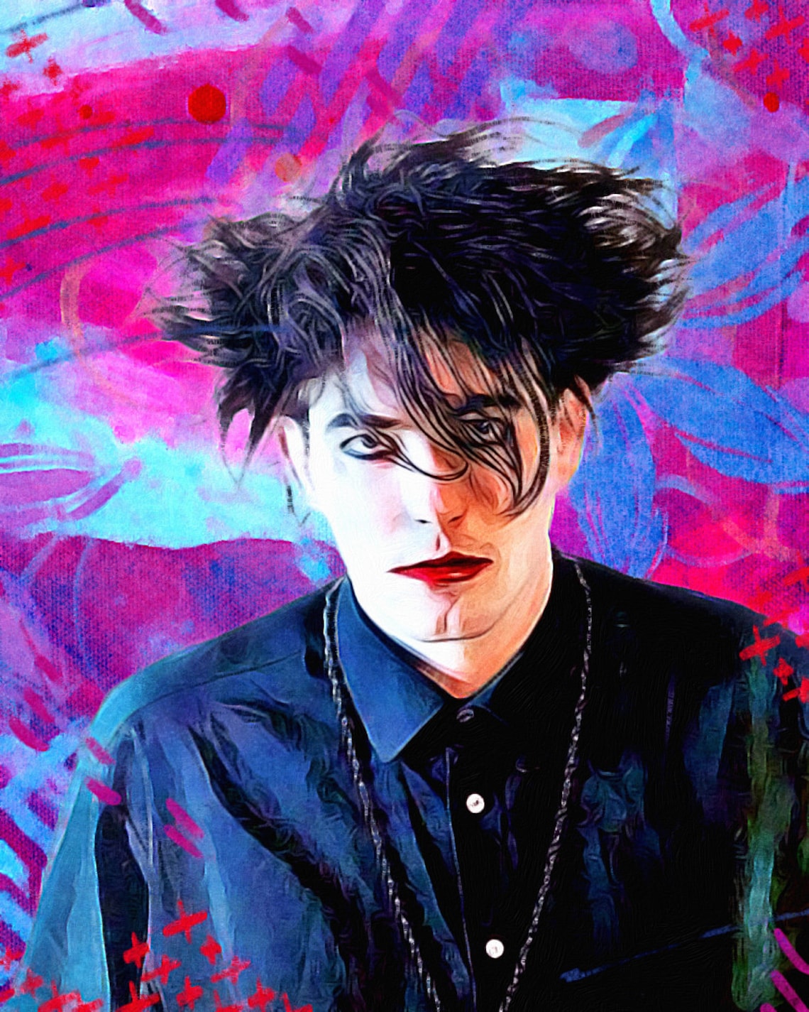 Robert Smith Fine Art Print - 80's Pop Art - Robert Smith Fine Art ...