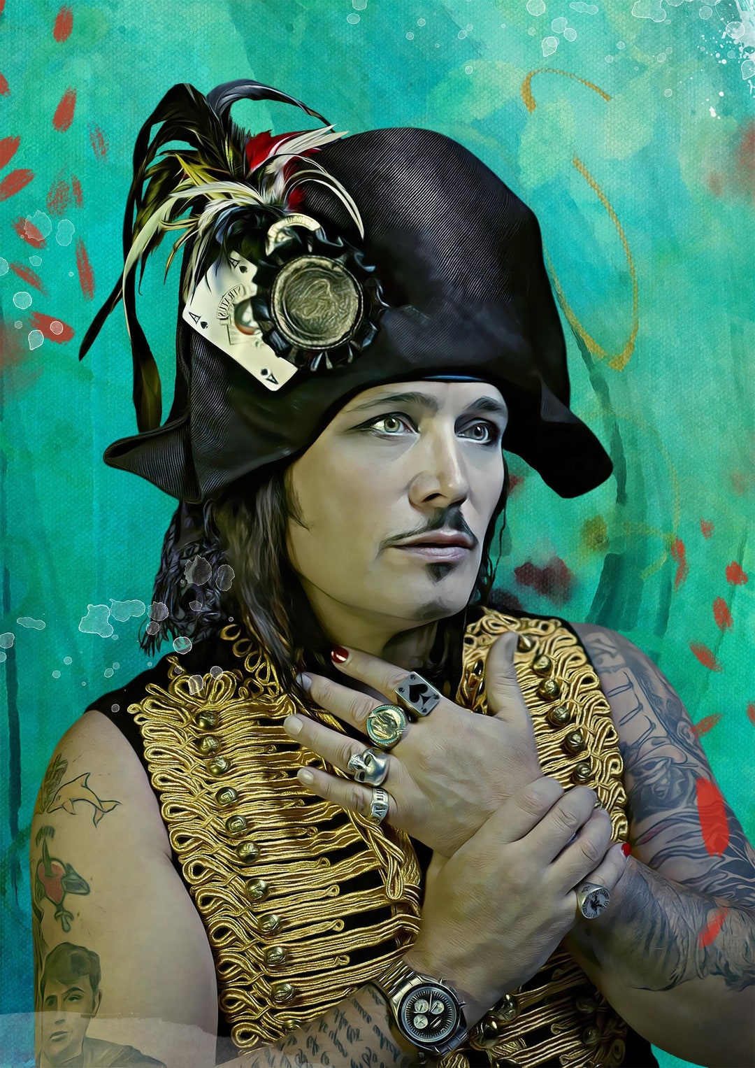 Adam Ant Fine Art Print - Pop Art - Adam Ant Modern Portrait - Fine Art ...
