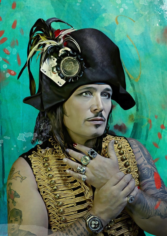 Adam Ant Fine Art Print Pop Art Adam Ant Modern Portrait | Etsy