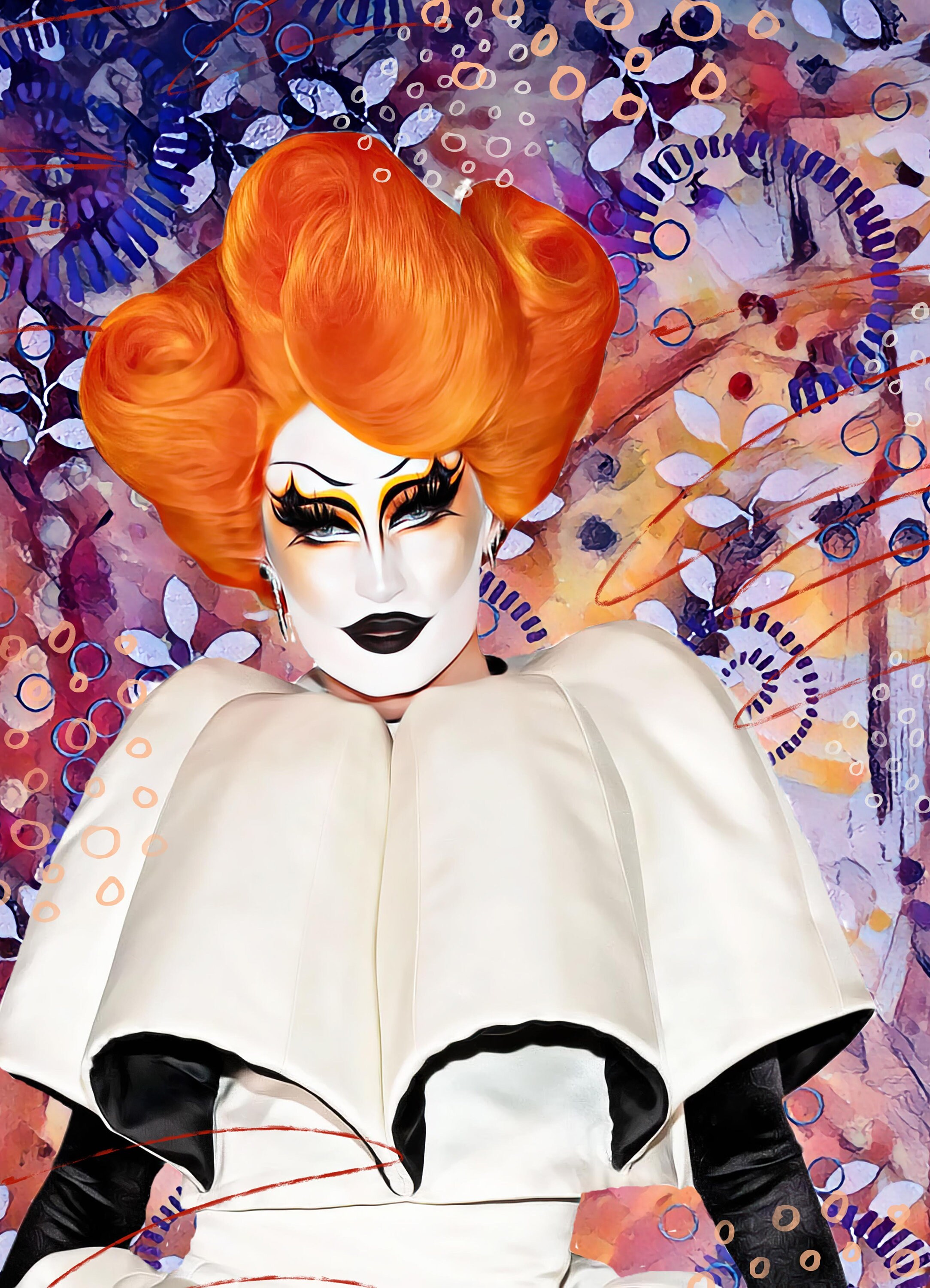 Gottmik Fine Art Print - Pop Art - Gottmik Drag Queen Modern Portrait ...