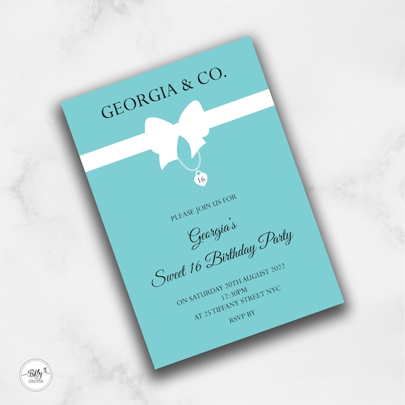 Tiffany Fonts For Invitations Breakfast At Tiffany's Paperless Post