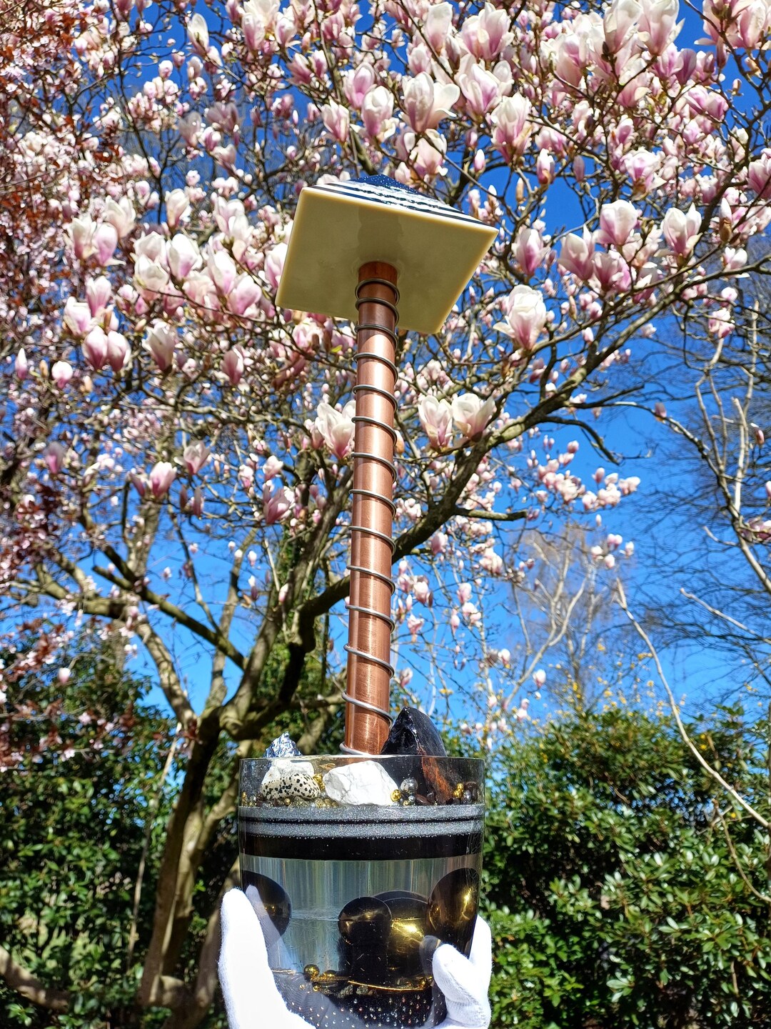 Orgonite Cloudbuster Chembuster Energy Mini Tower Silver-white-star - Etsy UK