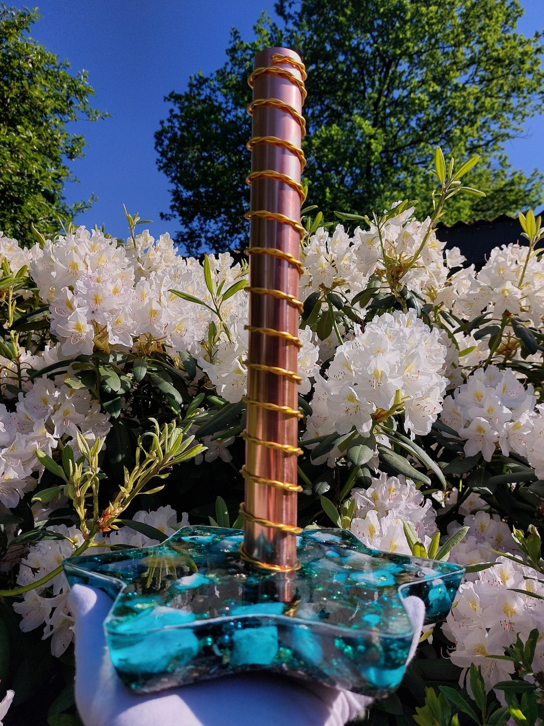 Chembuster Orgonite Energy Model Cabbean-turquoise-star - Etsy