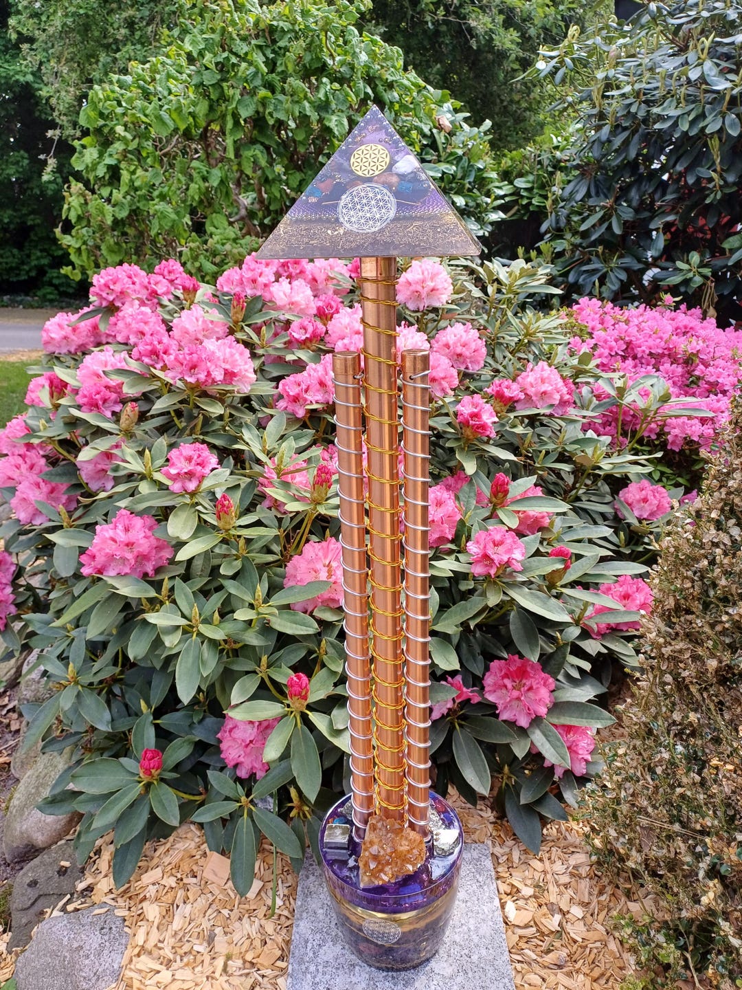 Chembuster Orgonite Energy Sky Guardian Purple Star Premium - Etsy