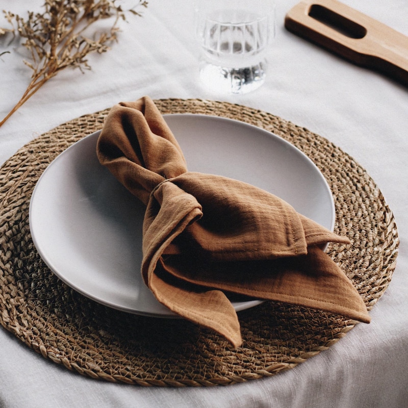 Muslin Napkins - Etsy